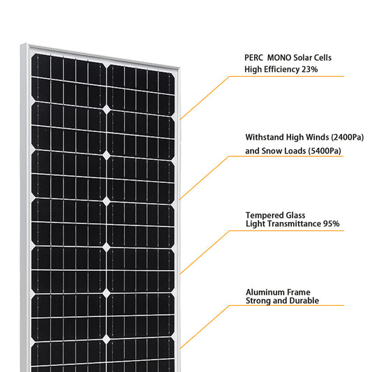 Xinpuguang 50W 12V rigid Solar Panel – Xinpuguang Solar